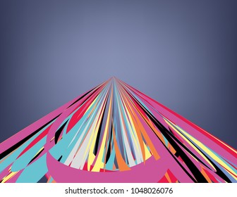 3d Line Background Stock Vector (Royalty Free) 1048026076 | Shutterstock