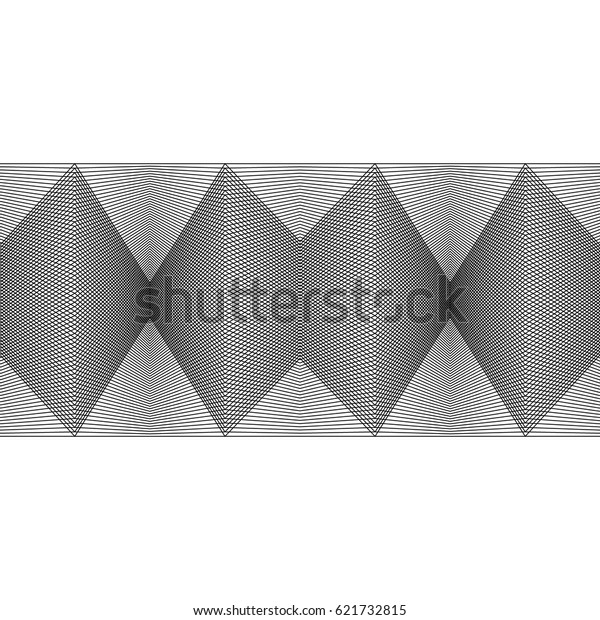 3d Linear Grid Moire Effect Diamond Stock Vector (Royalty Free ...