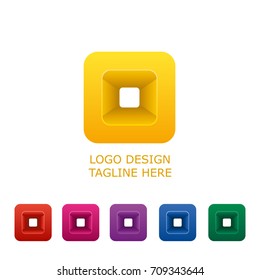 3d Logo On White Background Stock Vector (Royalty Free) 709343644 ...