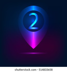 3d Map Point Symbol Part Vector Stock Vector (Royalty Free) 514833658 ...
