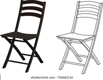 3d Models Chairs Drawing Stock Vector (Royalty Free) 726662116 ...