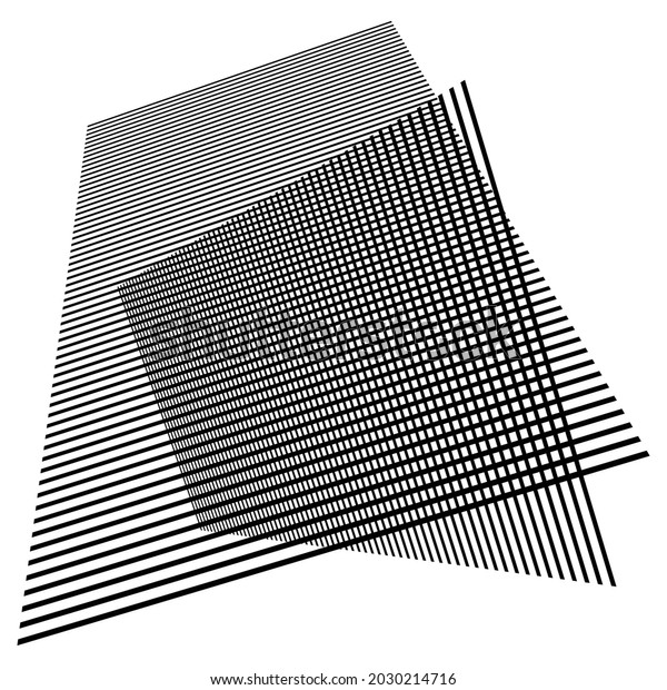 3d Moire Grid Mesh Tilted Skew Stock Vector (Royalty Free) 2030214716 ...