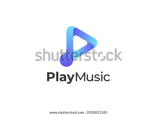 3d Music Logo Design Vector Illustration Stock Vector (Royalty Free ...