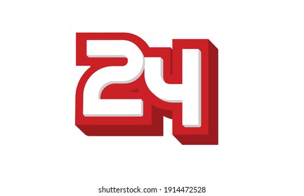 3,503 3d Number 24 Images, Stock Photos & Vectors | Shutterstock