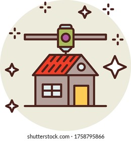 3d Printer Head Design Residential Building Stock Vector (Royalty Free ...