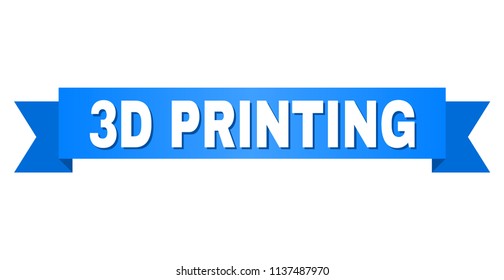 3d Printing Text On Ribbon Designed Stock Vector (Royalty Free) 1137487970