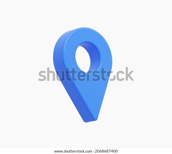 3d Realistic Location Map Pin Gps Stock Vector (Royalty Free ...