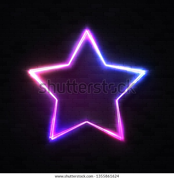 3d Realistic Stars Background On Black Stock Vector (Royalty Free ...