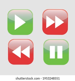 3d Record Button Icon Symbol Illustration Stock Vector (Royalty Free ...
