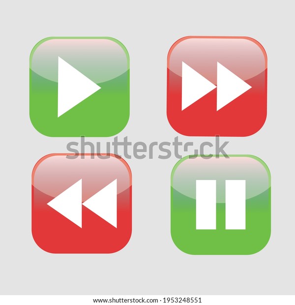 3d Record Button Icon Symbol Illustration Stock Vector (Royalty Free ...