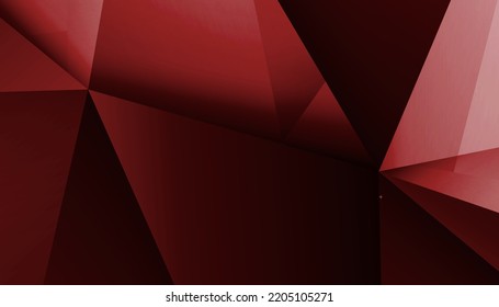 3d Red Diamond Background Abstract Geometric Stock Vector (Royalty Free ...