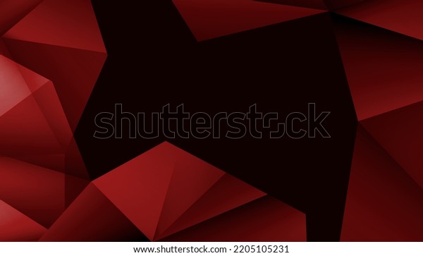 3d Red Diamond Background Abstract Geometric Stock Vector (Royalty Free ...