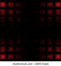 3d Red Square Fading Neon Light Stock Vector (Royalty Free) 1309171666 ...