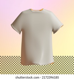 3d Render Tshirt Template Stock Vector (Royalty Free) 2172396185 ...
