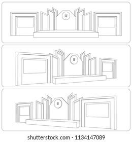 26,632 Stage design drawing Images, Stock Photos & Vectors | Shutterstock