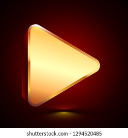 14,035 Gold play button Images, Stock Photos & Vectors | Shutterstock