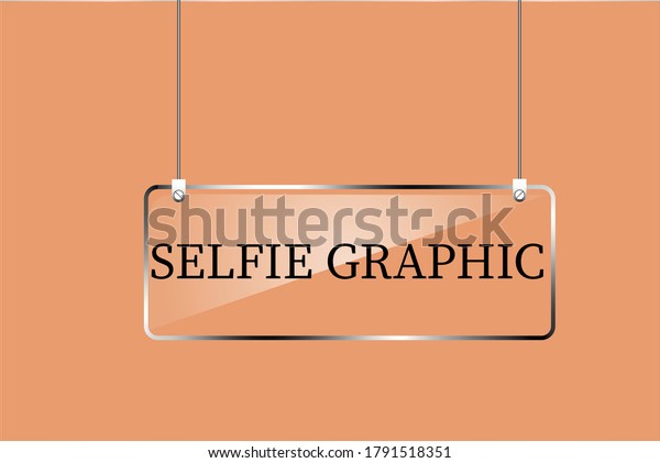3d Transparent Name Card Illustrator Stock Vector (Royalty Free ...