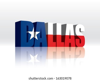 3d Vector Dallas Texas Word Text Stock Vector (Royalty Free) 163019078 ...
