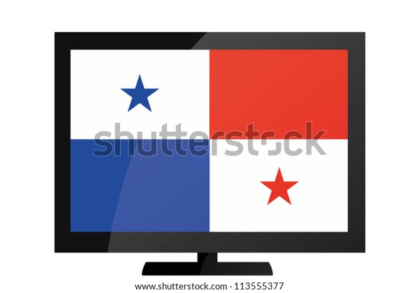 3d Vector Illustration Tv Flag Stock Vector (Royalty Free) 113555377 ...