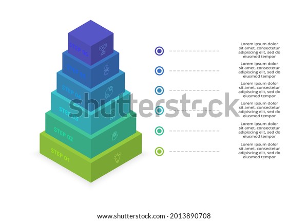 3d Vector Infographic Pyramid Comparison Chart Stock Vector (Royalty ...