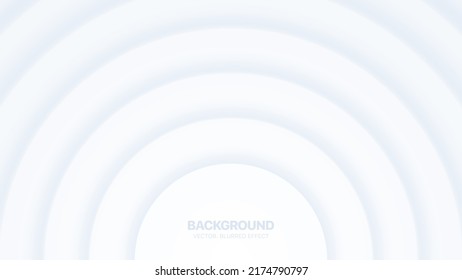 3d Vector Minimal White Layered Radial Stock Vector (Royalty Free ...