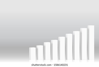 3d White Chart Info Graphic Stock Vector (Royalty Free) 1586140231 ...