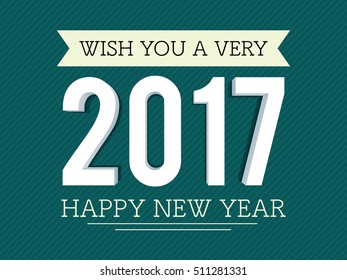 3d White Text 2017 On Green Stock Vector (Royalty Free) 511281331 ...