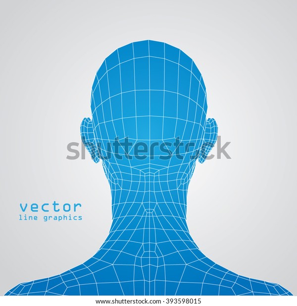 3d Woman Face Anatomy Study Isolated Stock Vector (Royalty Free ...