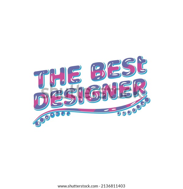 3d Word Art Design Template Stock Vector (Royalty Free) 2136811403 ...