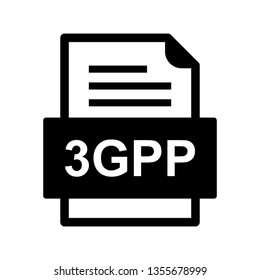 109 3gpp file format icon Images, Stock Photos & Vectors | Shutterstock