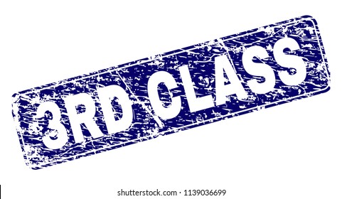 3rd Class Stamp Seal Watermark Grunge Stock Vector (Royalty Free ...
