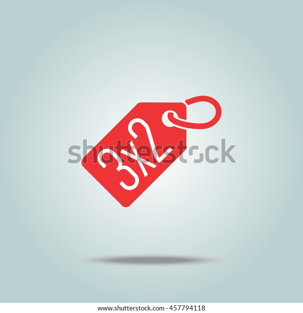 3x2 Tag Vector Illustration Stock Vector (Royalty Free) 457794118 ...
