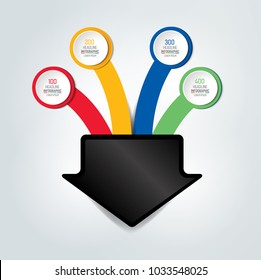 186 Three converging arrows Images, Stock Photos & Vectors | Shutterstock