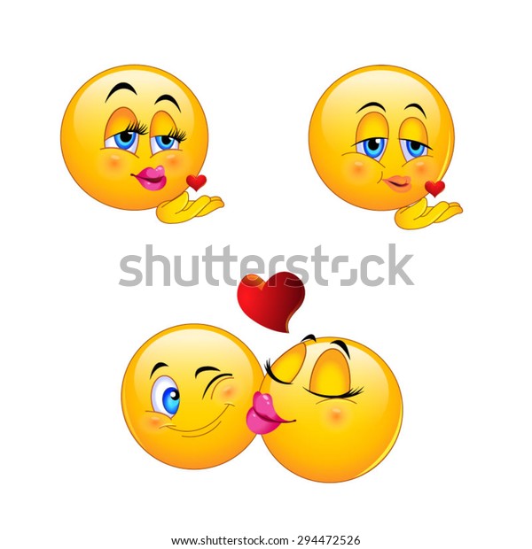 4 Emoji Smiley Faces Stock Vector (Royalty Free) 294472526 | Shutterstock
