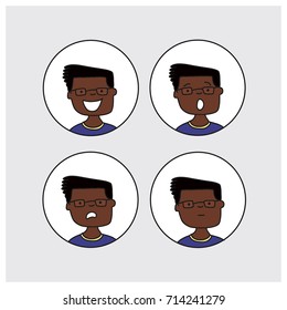 4 Icons Set Man Stock Vector (Royalty Free) 714241279 | Shutterstock