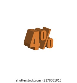 8,114 4 percentage Images, Stock Photos & Vectors | Shutterstock