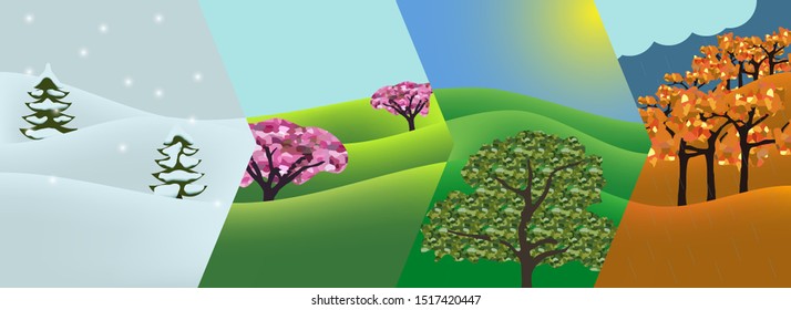 13,946 Season Transition Images, Stock Photos & Vectors | Shutterstock