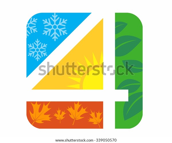 4 Seasons Logo Icon Vector Stock Vector (Royalty Free) 339050570 ...