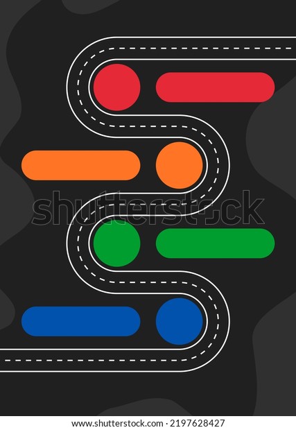 4 Steps Business Process Blank Diagram Stock Vector (Royalty Free ...