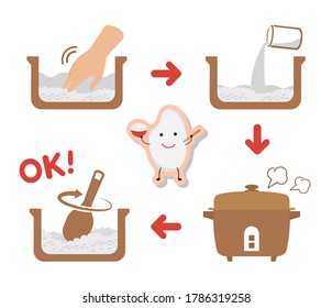 189 Cooking rice instruction Stock Vectors, Images & Vector Art ...