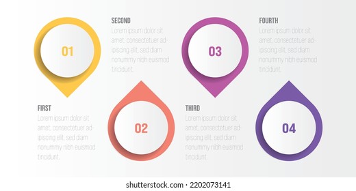 688 Infographic four step process in loop Images, Stock Photos ...