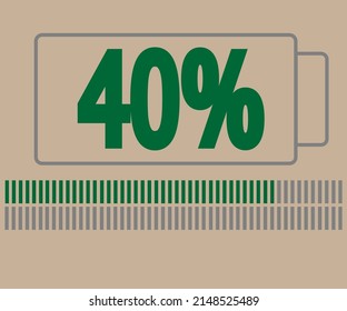 40 Load Charging Battery Icon Vector Stock Vector (Royalty Free ...