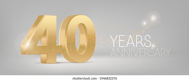 4,544 40th business anniversary Images, Stock Photos & Vectors ...