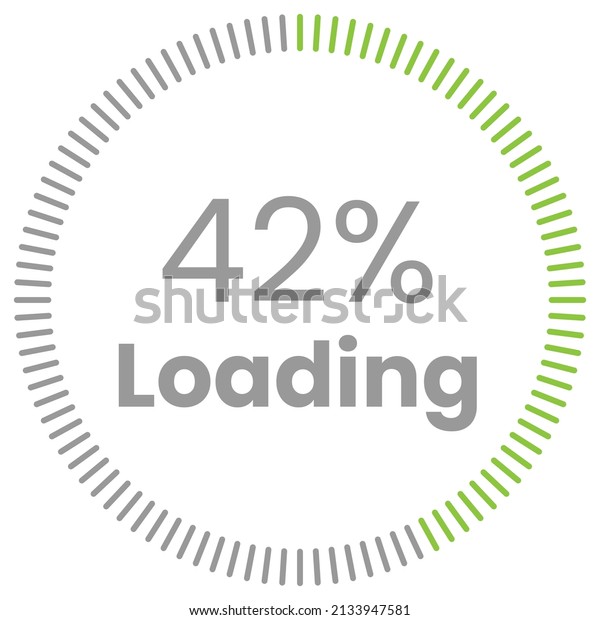 42 Loading 42 Circle Diagrams Infographics: เวกเตอร์สต็อก (ปลอดค่า ...