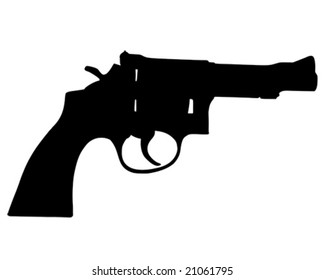45 Caliber Revolver Stock Vector (Royalty Free) 21061795 | Shutterstock