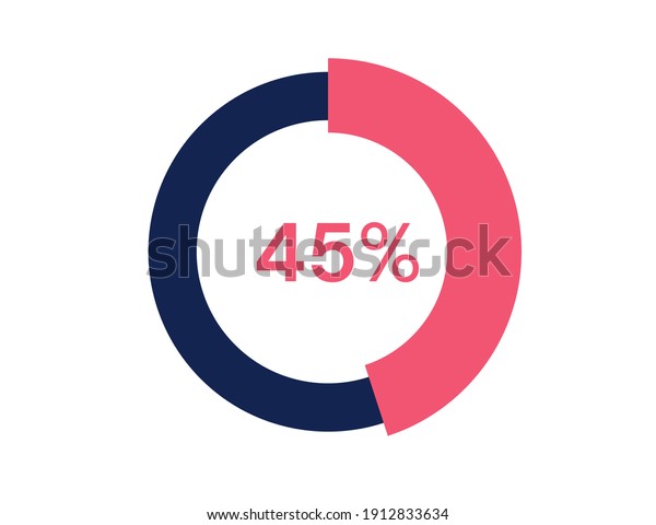 45 Circle Diagrams Infographics Vector 45 Stock Vector (Royalty Free ...