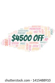 4500 Off Word Cloud Wordcloud Made Stock Vector (Royalty Free ...