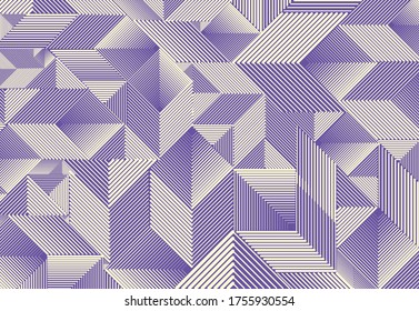Urban Seamless Background Curved Gradient Geometry Stock Vector ...