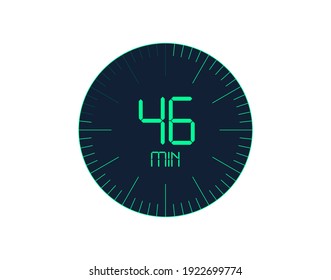 149 46 Minutes Timers Images, Stock Photos & Vectors | Shutterstock