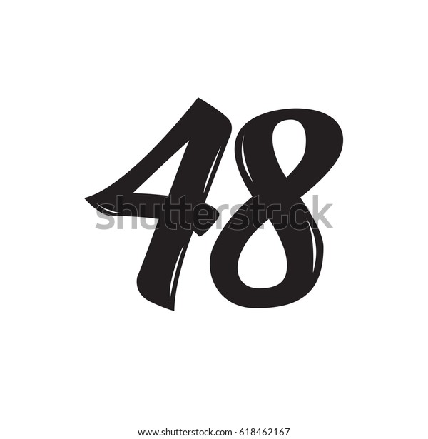 48 Text Design Vector Calligraphy Typography Stock Vector (Royalty Free ...